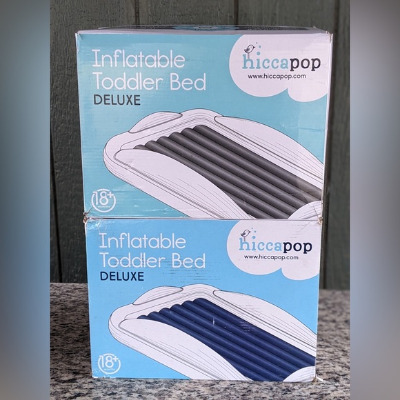 hiccapop | Other | Nib Hiccapop Inflatable Toddler Travel Bed Deluxe ...
